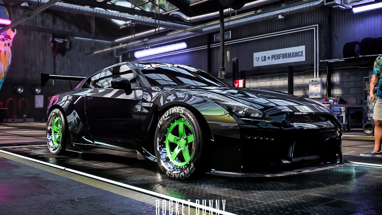 Building Nissan GTR With Rocket Bunny Bodykit | Nfs Heat Customization ...