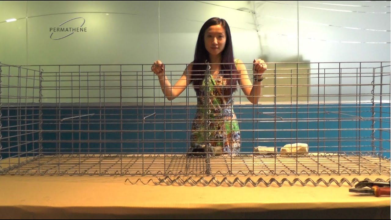 Gabion Assembly - YouTube