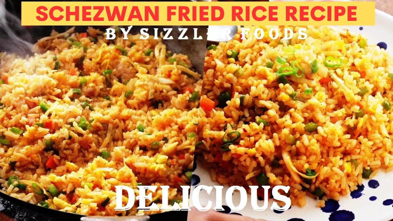 How To Make Schezwan Fried Rice Recipe ️ Fried Rice Side Dish ️ ...
