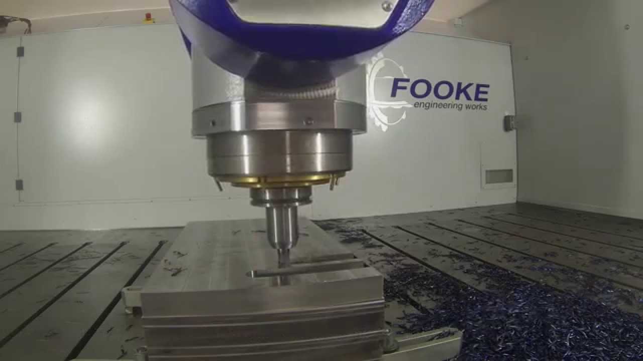 FOOKE GmbH - Werkzeugfräsmaschine / Tool Milling Machine - YouTube