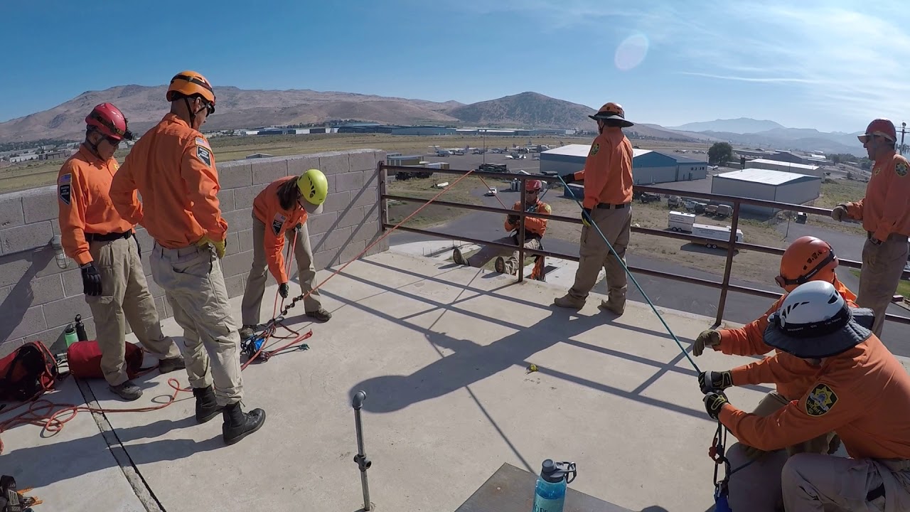 High Angle Rope Rescue Training - YouTube