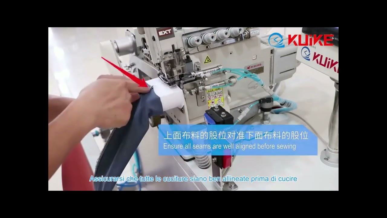 KUIKE QK 360 Automatic Cuff Setting Machine - YouTube