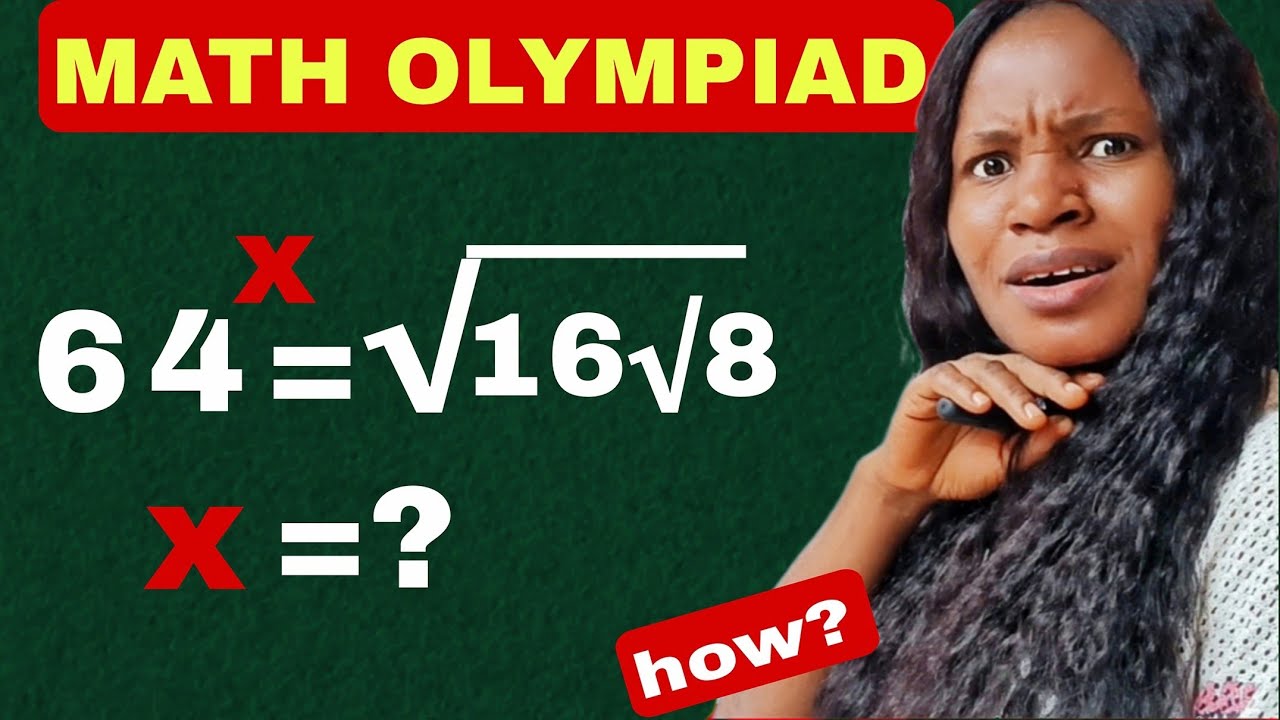 Germany|A math Olympiad exponential question. Can you solve this? - YouTube