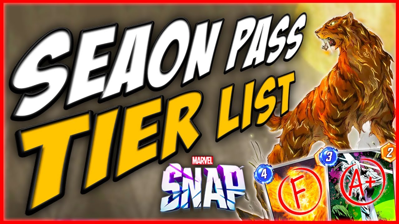 Every Season Pass Card TIER LIST! - Marvel Snap - YouTube