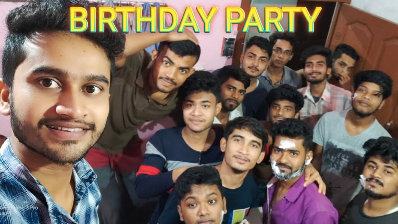 Engineering college birthday party with friends👭👬👫 - YouTube