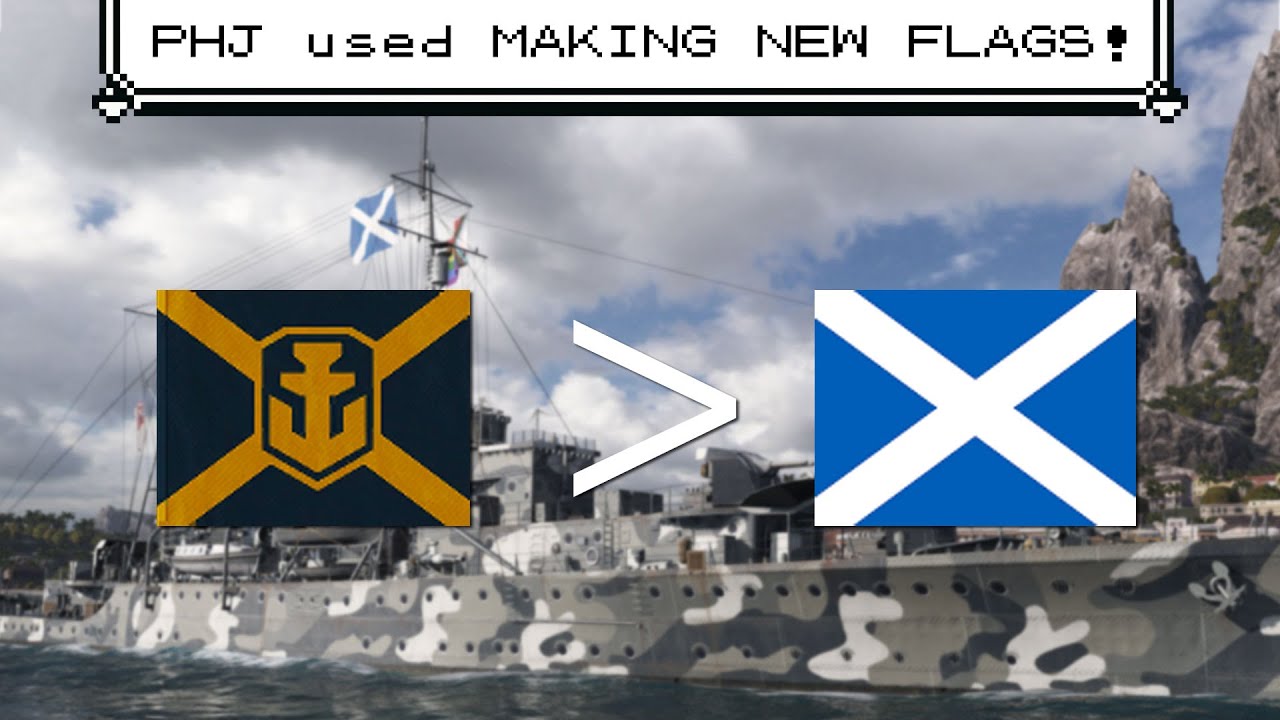 World of Warships - Tutorial // How to customise your ship flags ...