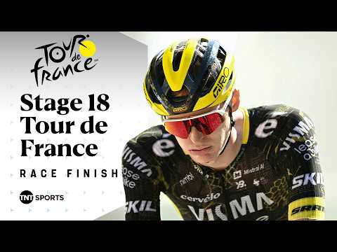 PURE CLASS! 👏 | Men's Tour de France Stage 18 Final KM's | TNT Sports Cycling