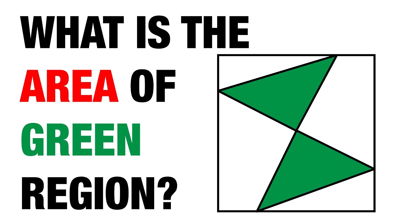 What is the area of green shaded region? | Square Area | 8th Grade Math ...