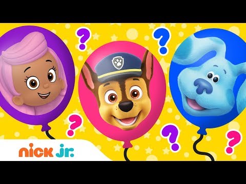 Balloon Popping Fun! Ep. 1 🎈w/ PAW Patrol, Bubble Guppies, & Blue's Clues | Balloon Pop | Nick Jr.