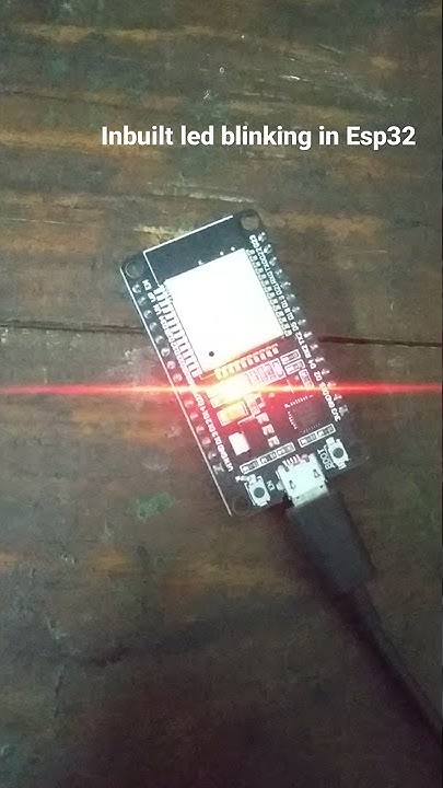 Blinking inbuilt led in Esp32 - YouTube