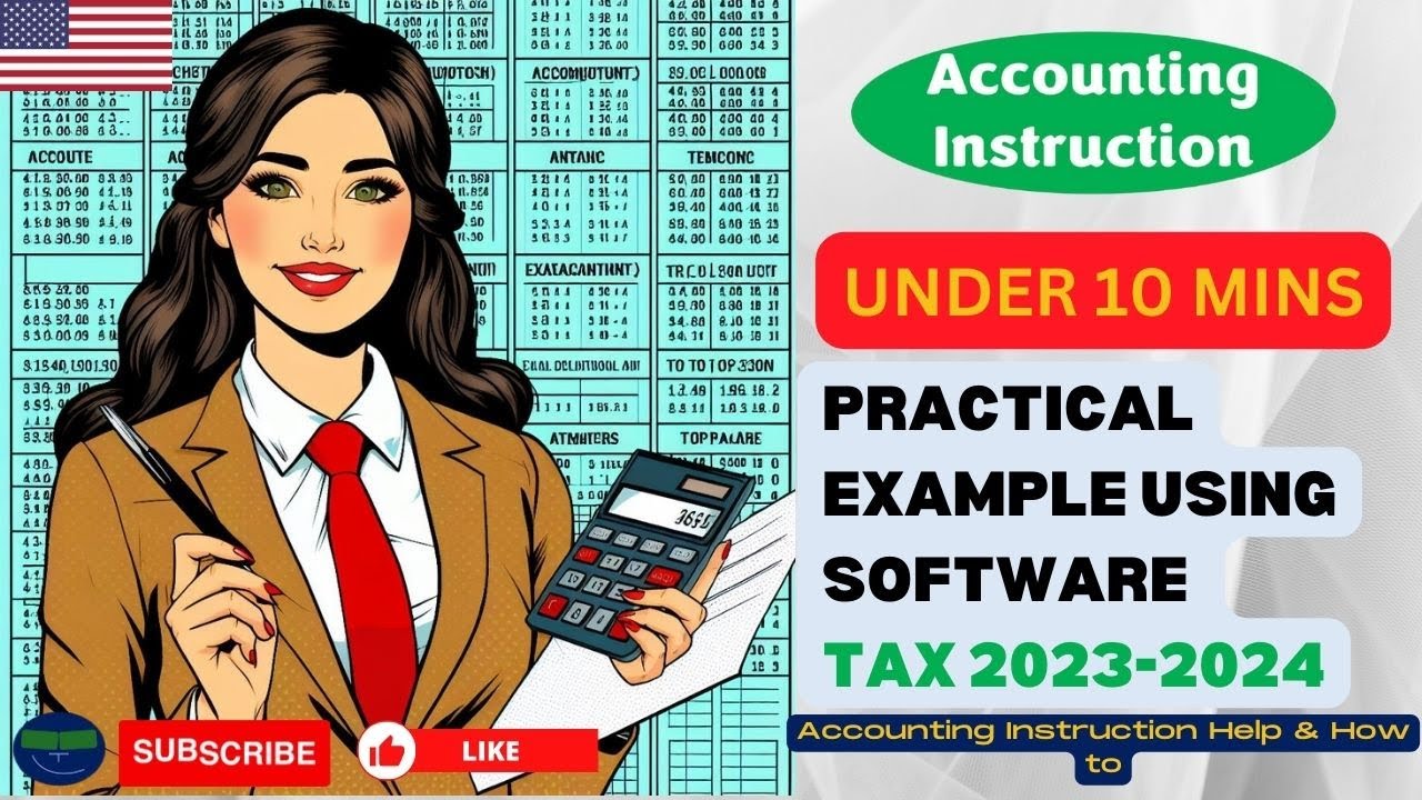 Practical Example Using Software Tax 2023-2024 - YouTube