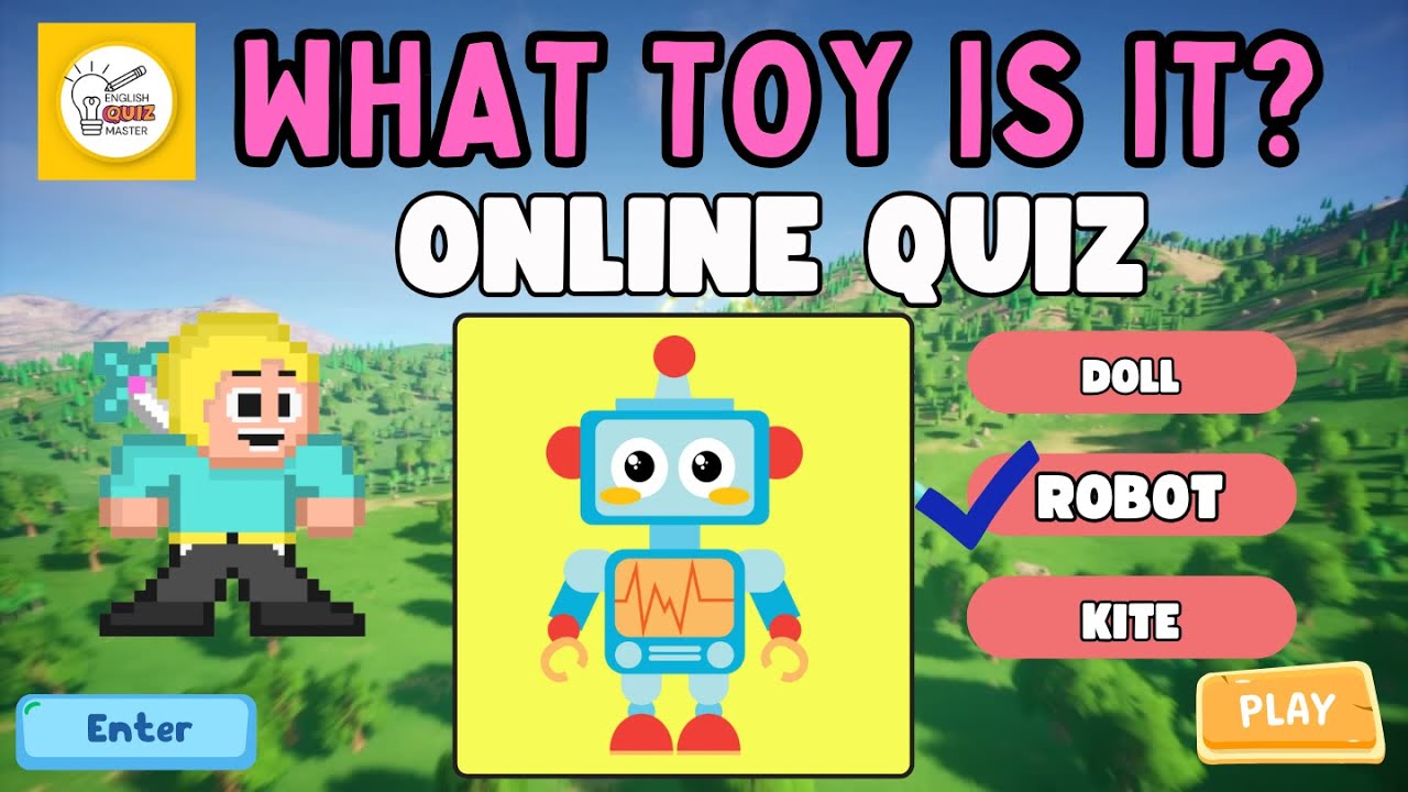 Toys Quiz for Kids | Guess the Toy from the Picture | Fun ESL Game ...