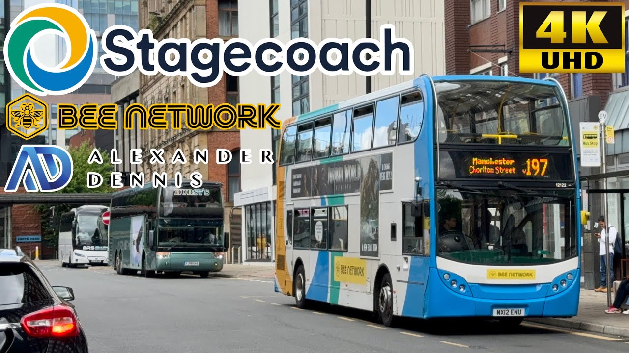 [Stagecoach Manchester Bee Network: 197 Stockport to Manchester via ...