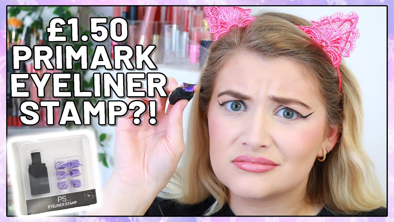 Testing £1.50 Primark Eyeliner Stamp?! | Does It Work?! | Luce ...