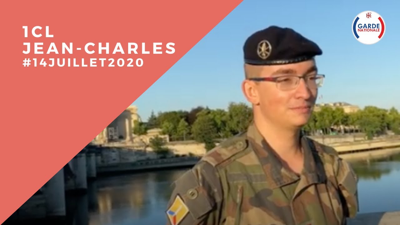 Jean-Charles, étudiant et réserviste opérationnel de l'armée de Terre ...
