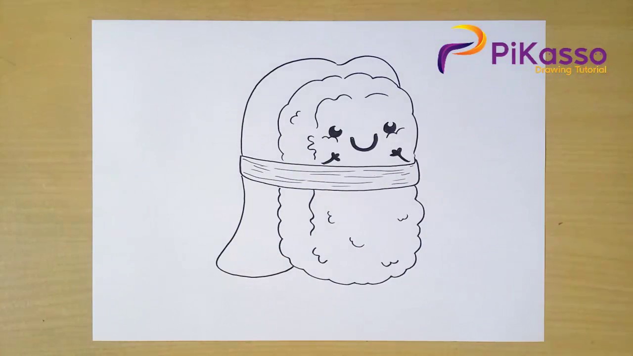 How to Draw Cute Sushi step by step - YouTube