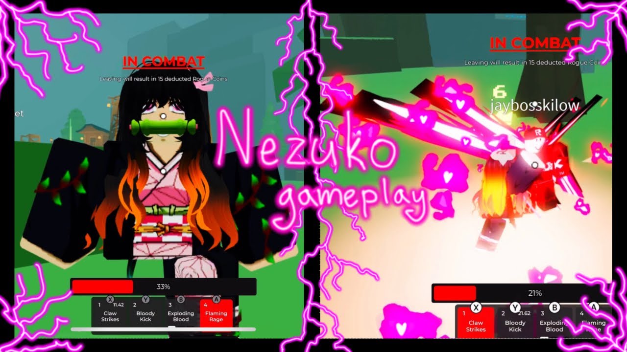 Nezuko kamado Blood Demon Art (Controller Gameplay )in Rogue Demon ...