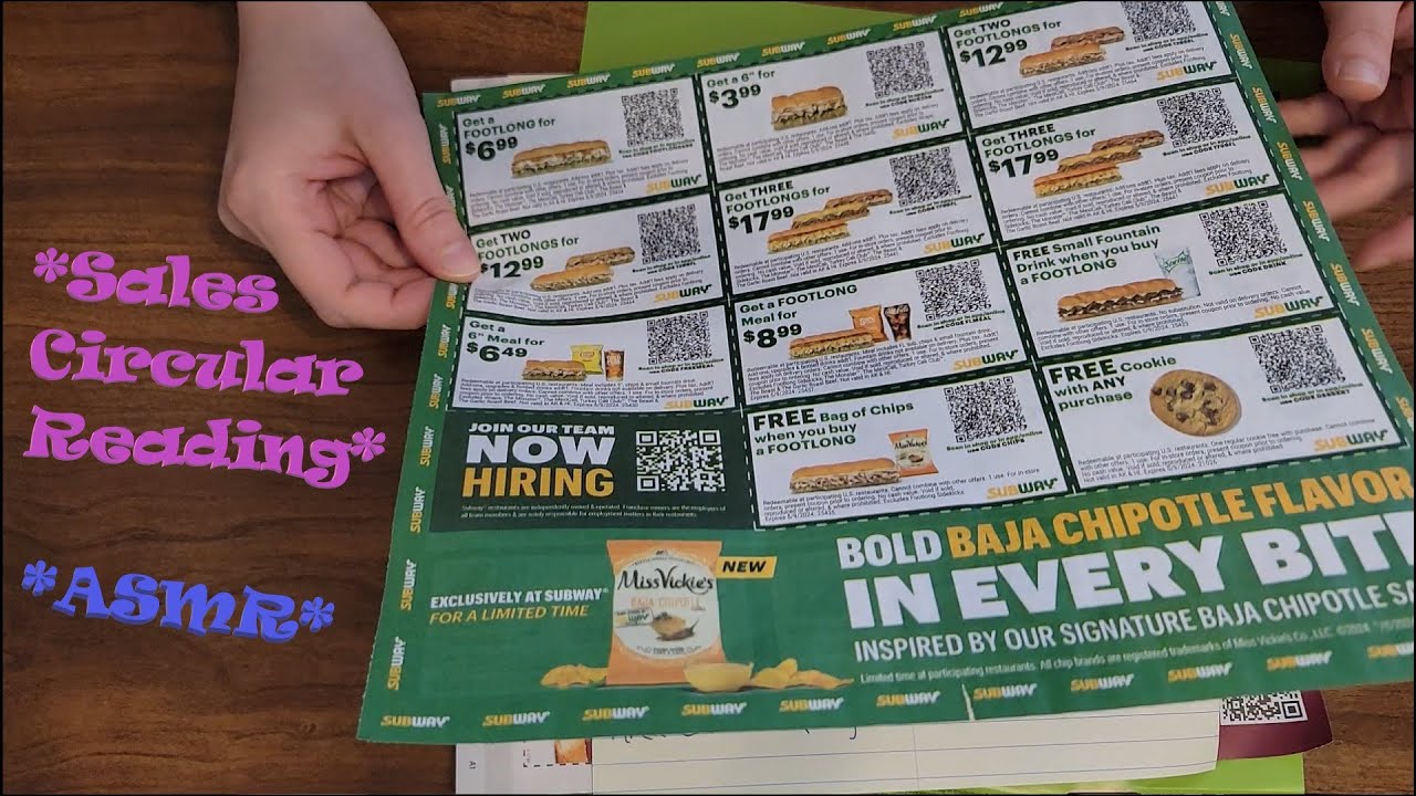 Coupons and Ads Magazine Reading April 2024 ASMR (Soft-Spoken) *Reading ...