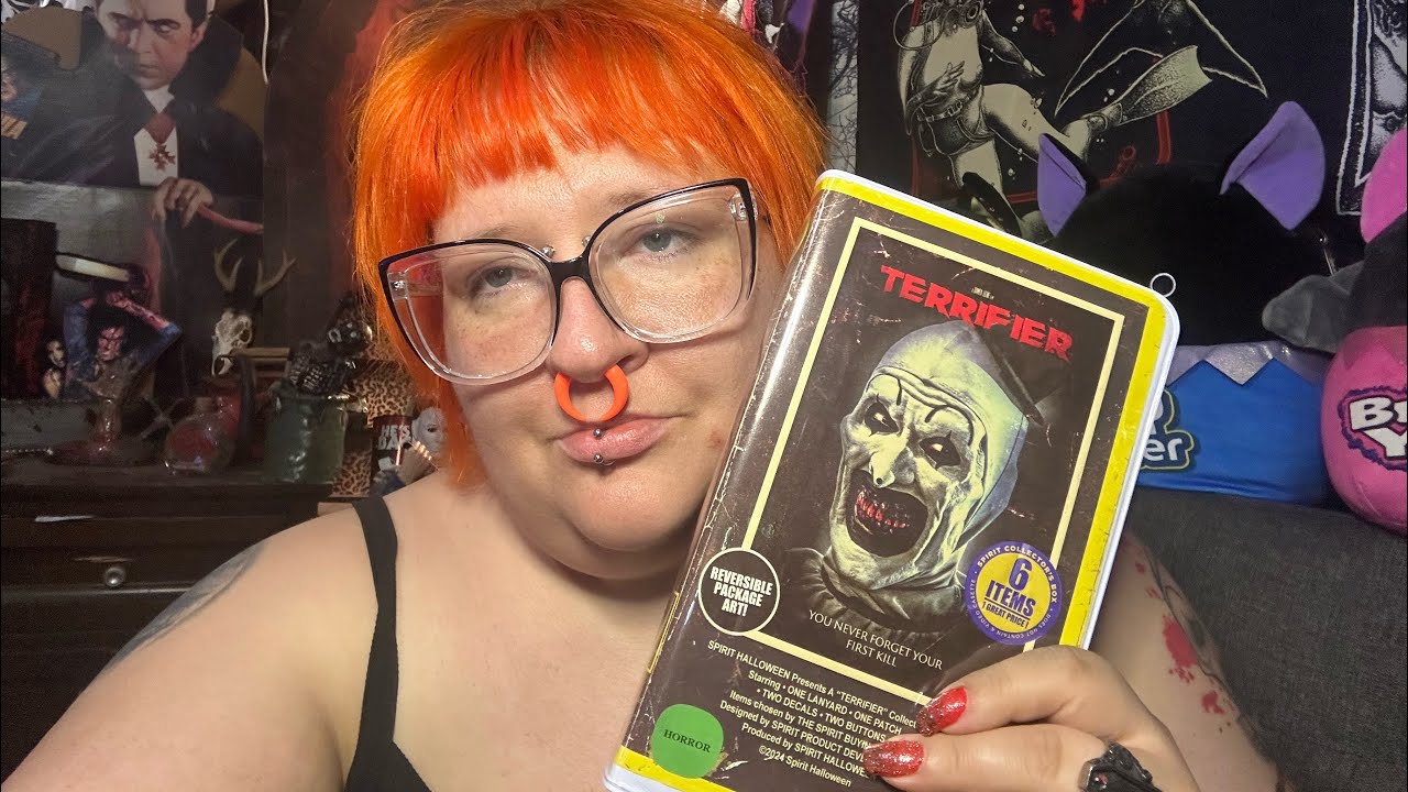 Terrifier VHS Spencer’s/spirit Halloween mystery box opening - YouTube
