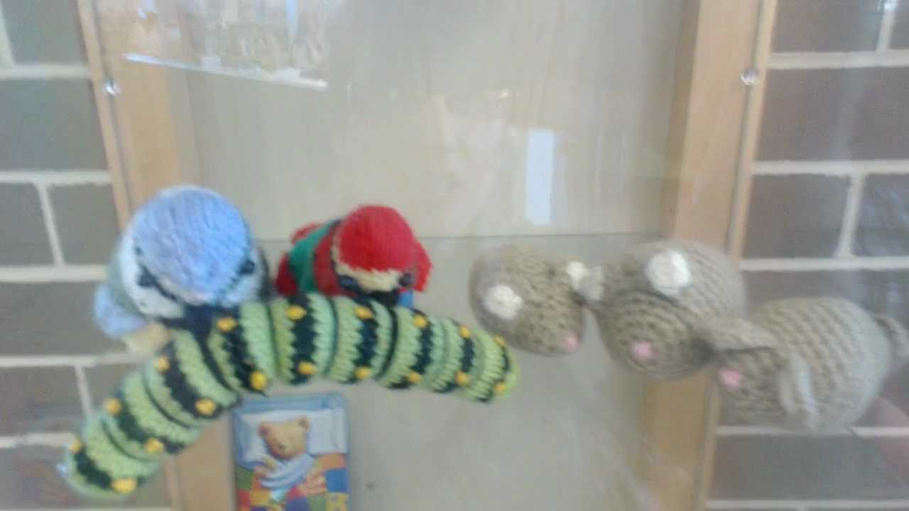 Crochet and knitting Display at my local library - YouTube