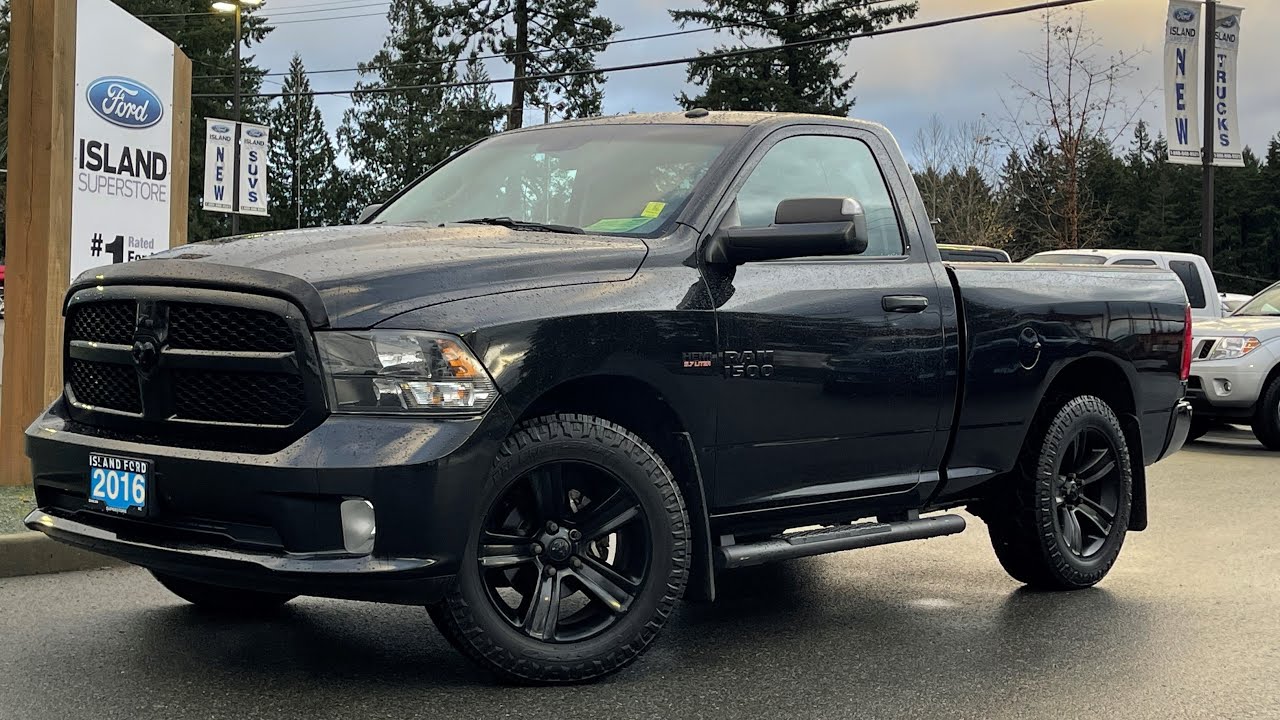 2016 Ram 1500 Black Express + Heated mirrors, Reverse Camera Review ...