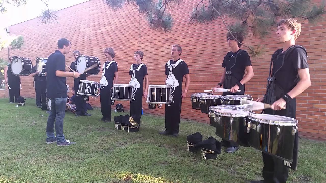 Andover High School Marching Band 2014 drumline - YouTube