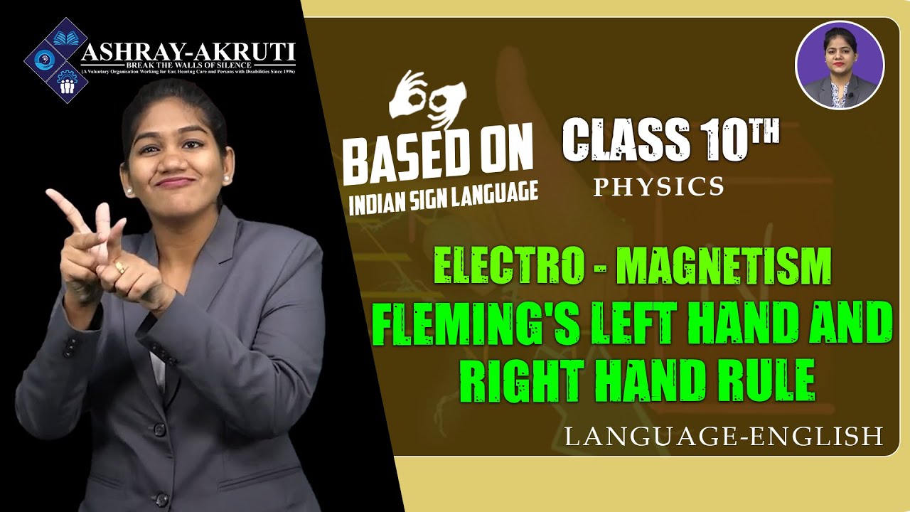 10th Physics |Electromagnetism Fleming's left hand and righthand rule ...