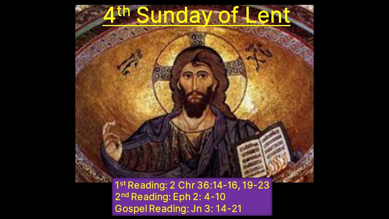 Holy Mass Readings: 4th Sunday of Lent - B - YouTube