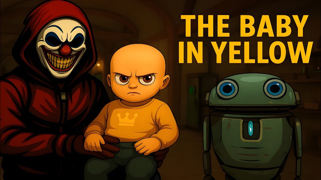THE NEWT ROBOT ARE HELPING ME l THE BABY IN YELLOW ll - YouTube