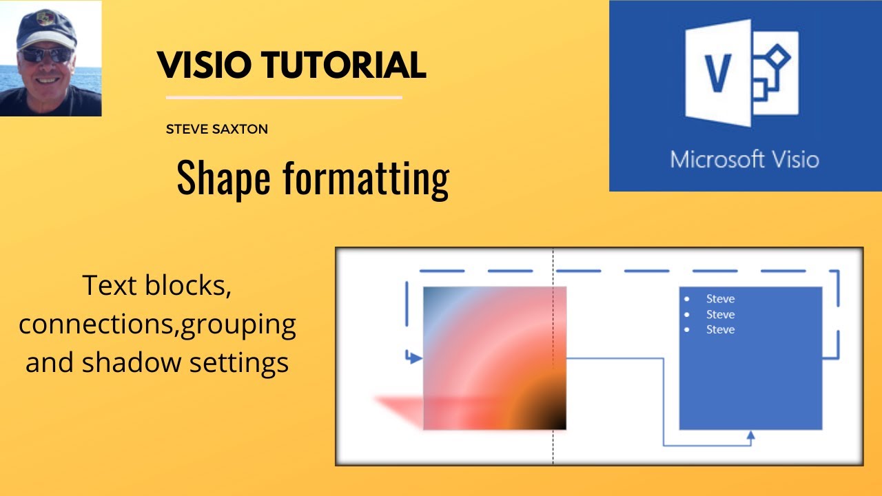 Shape formatting in Microsoft Visio. Shape formatting, shape design ...