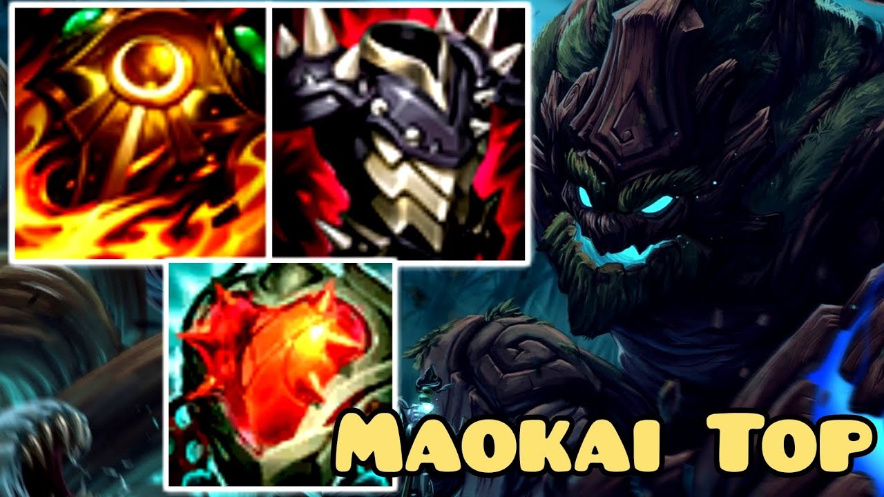 WILD RIFT MAOKAI TOP - BUILD MAX TANK - YouTube