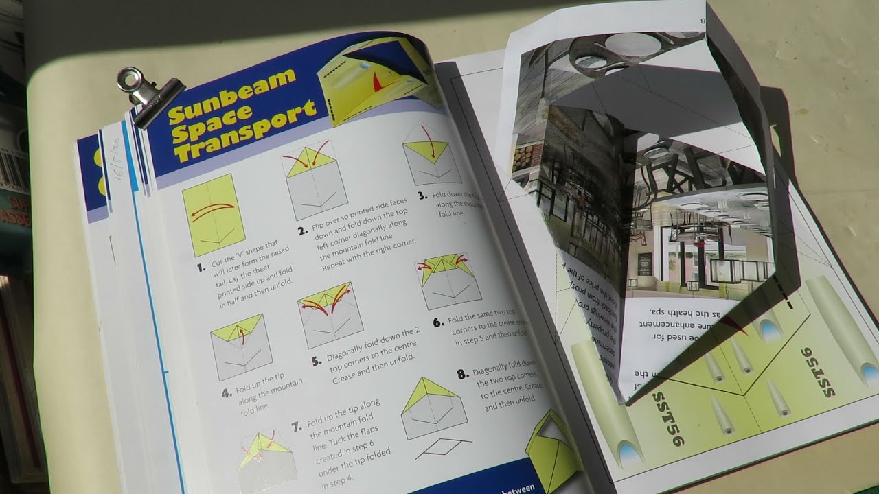 Sunbeam Space Transport from The Complete Book Of Paper Aeroplanes ...