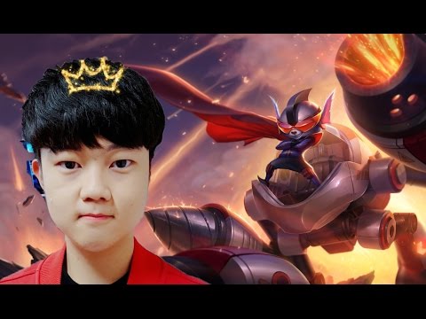 SKT Huni as Rumble vs Gangplank top S7 Ranked gameplay - YouTube