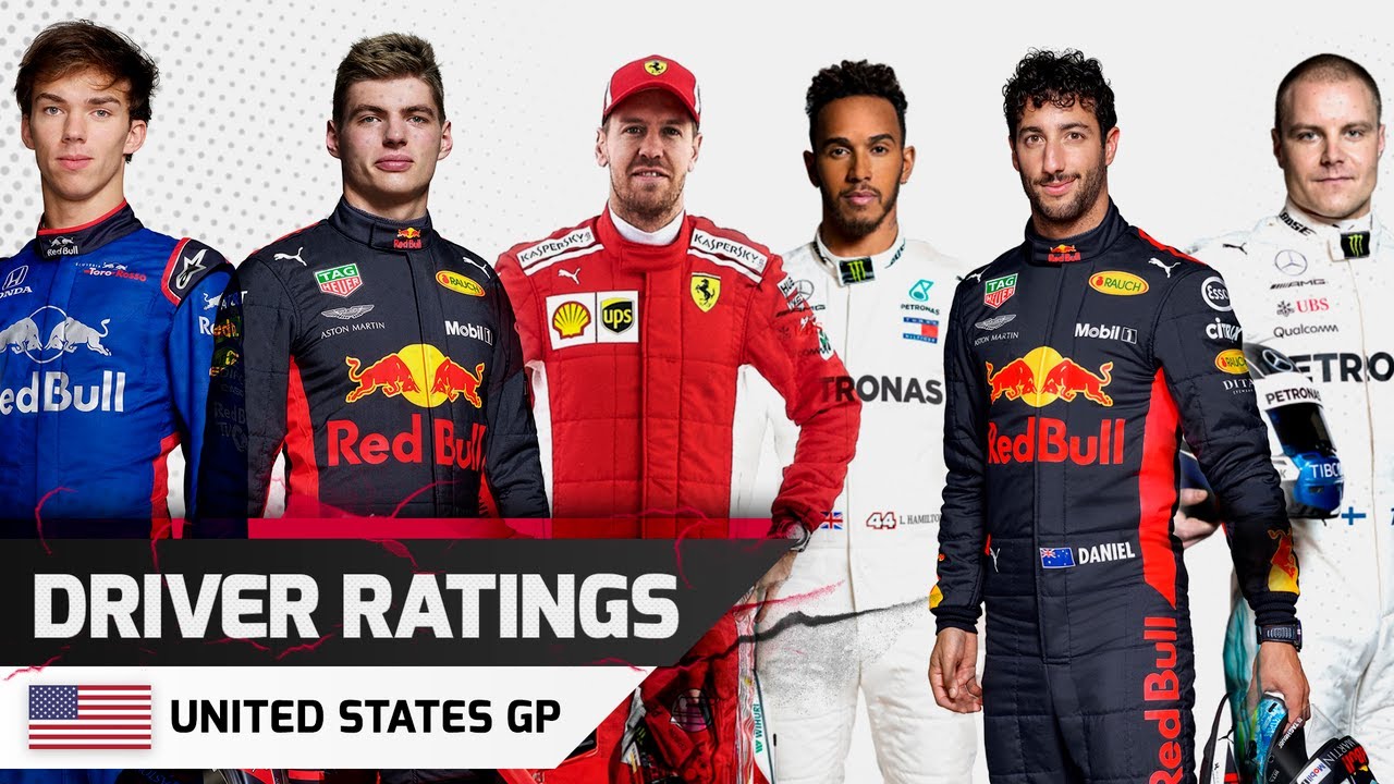 Driver Ratings - United States GP - YouTube
