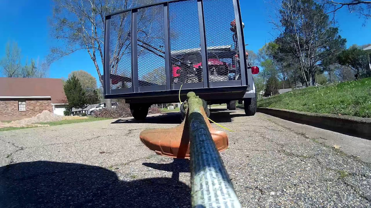 First Person Stihl KM90R Action - YouTube