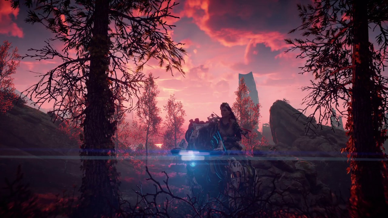 Horizon Zero Dawn Strider Watching Sunrise - YouTube