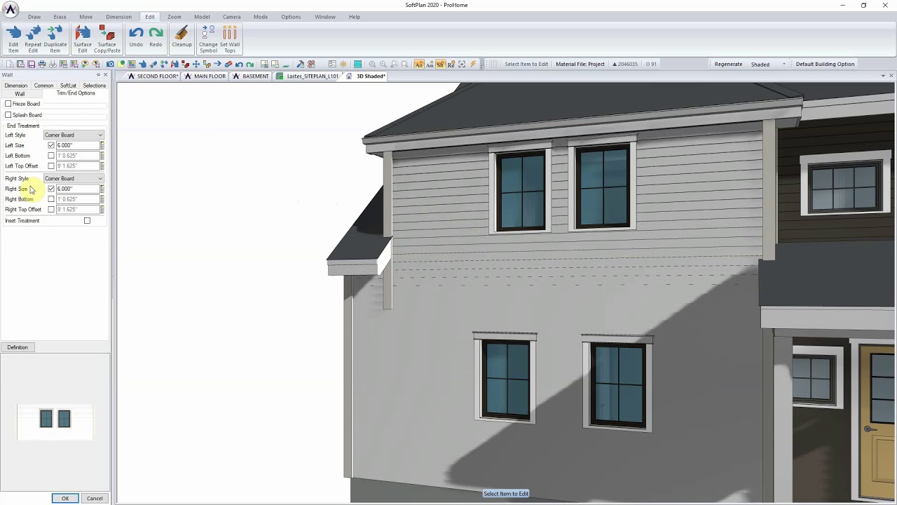 SoftPlan version 2020 | New Features | Corner Boards - YouTube
