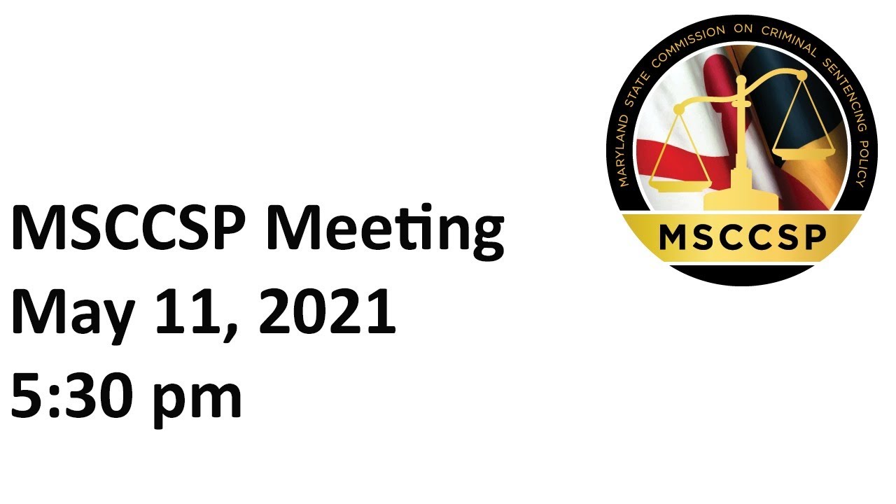 MSCCSP Meeting May 11, 2021 - YouTube