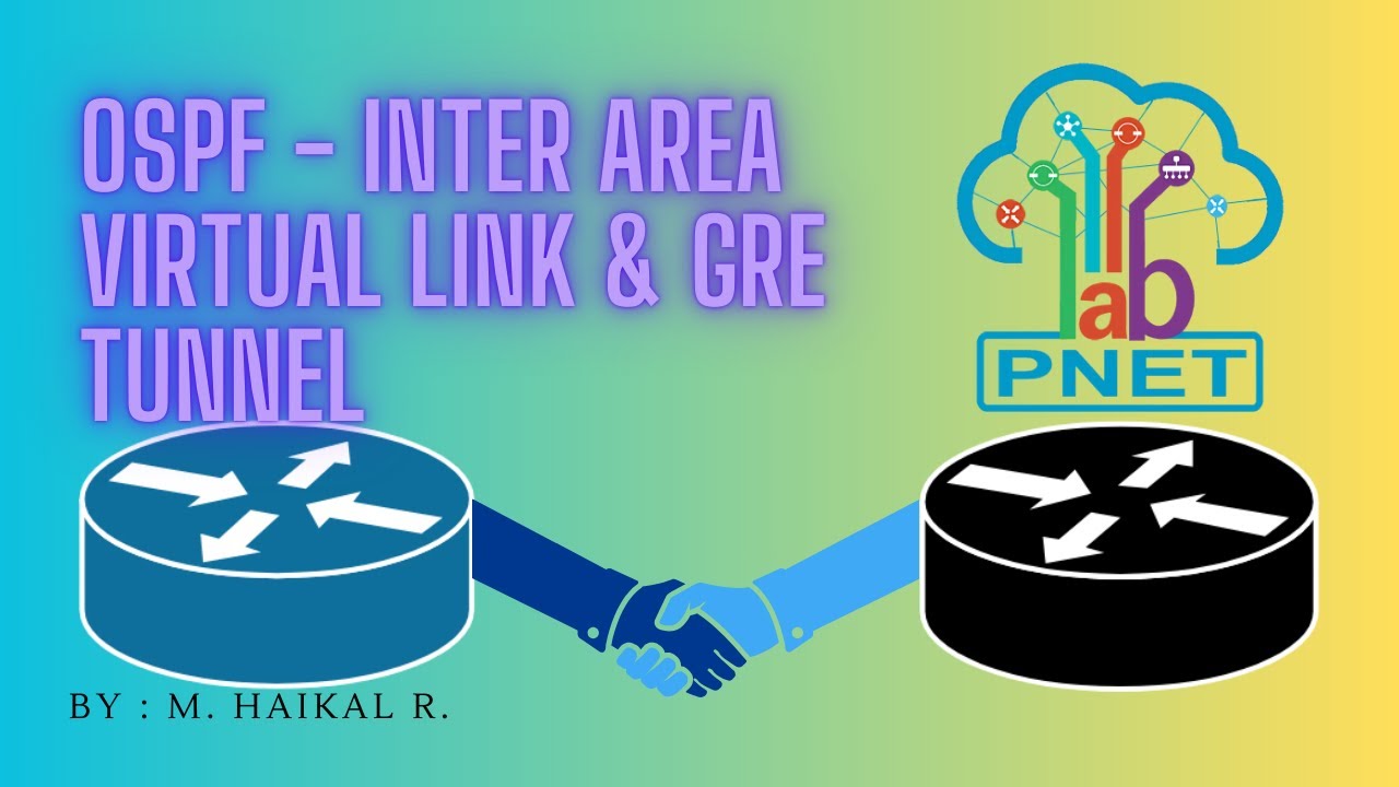 OSPF inter-area (virtual link & GRE tunnel) - YouTube