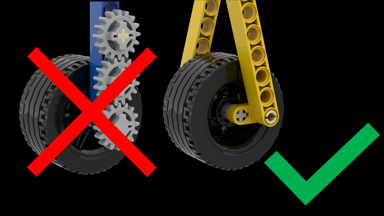 A Car Without a Wheel Axis | Lego Technic - YouTube