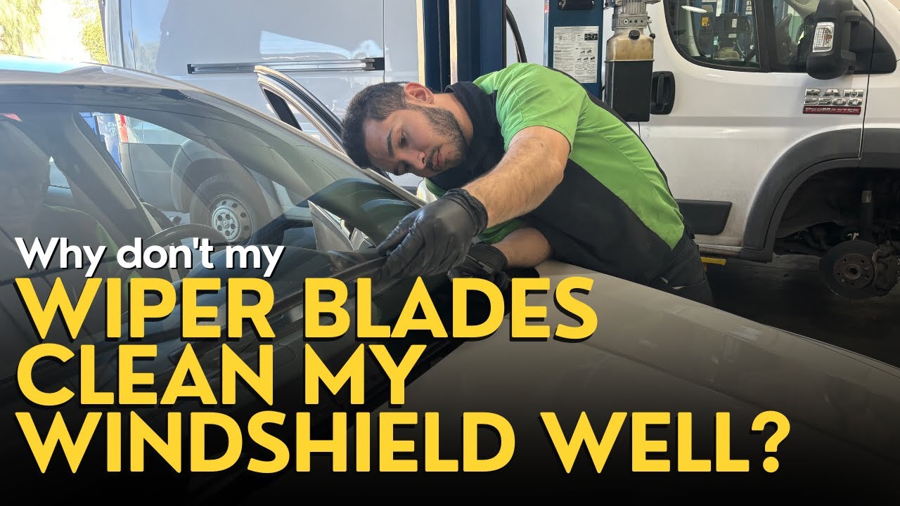 Why don't my Wiper Blades clean my Windshield well? - YouTube