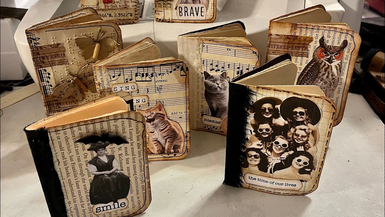 LIVE Little Booklets from Index Cards or Card Stock - YouTube