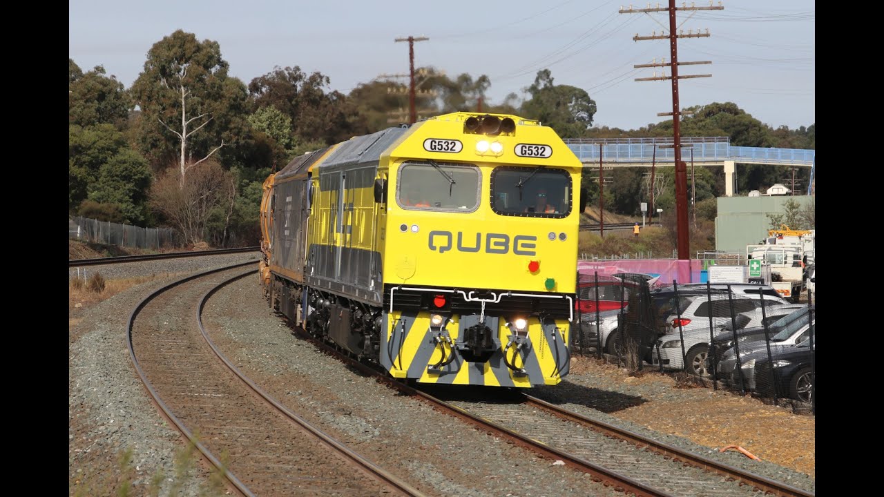 Freshly Repainted G532 - 9341 Apex Quarry Train - Wandong, VIC 24/05 ...