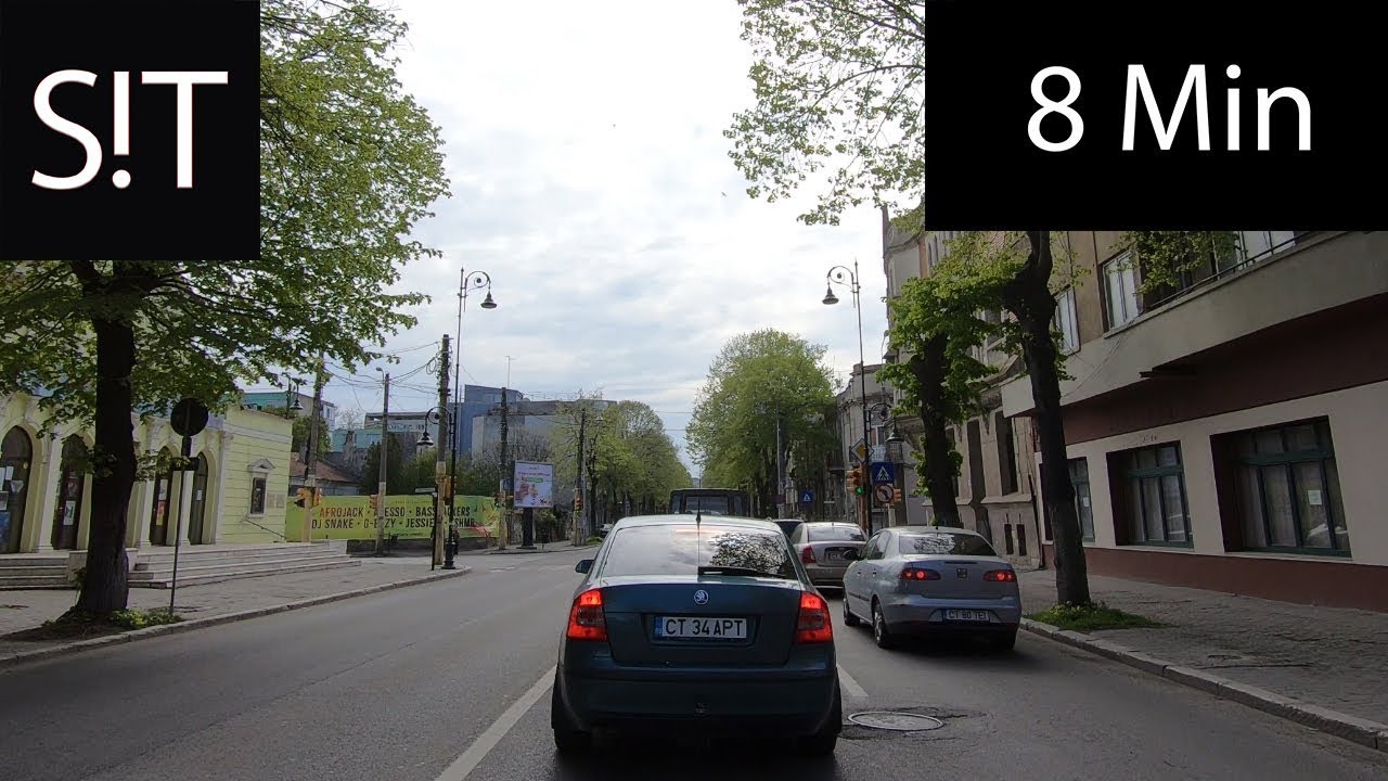 Din Centru Constanta La Doraly Mall In Trafic - YouTube
