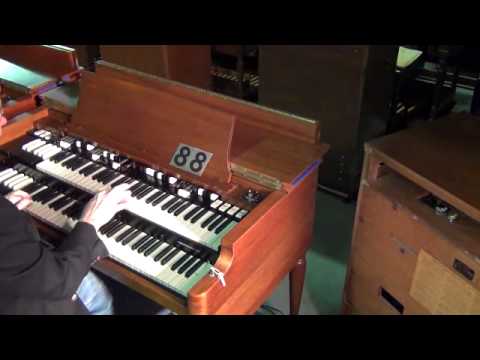 #88 Percussion,drawbar test - YouTube