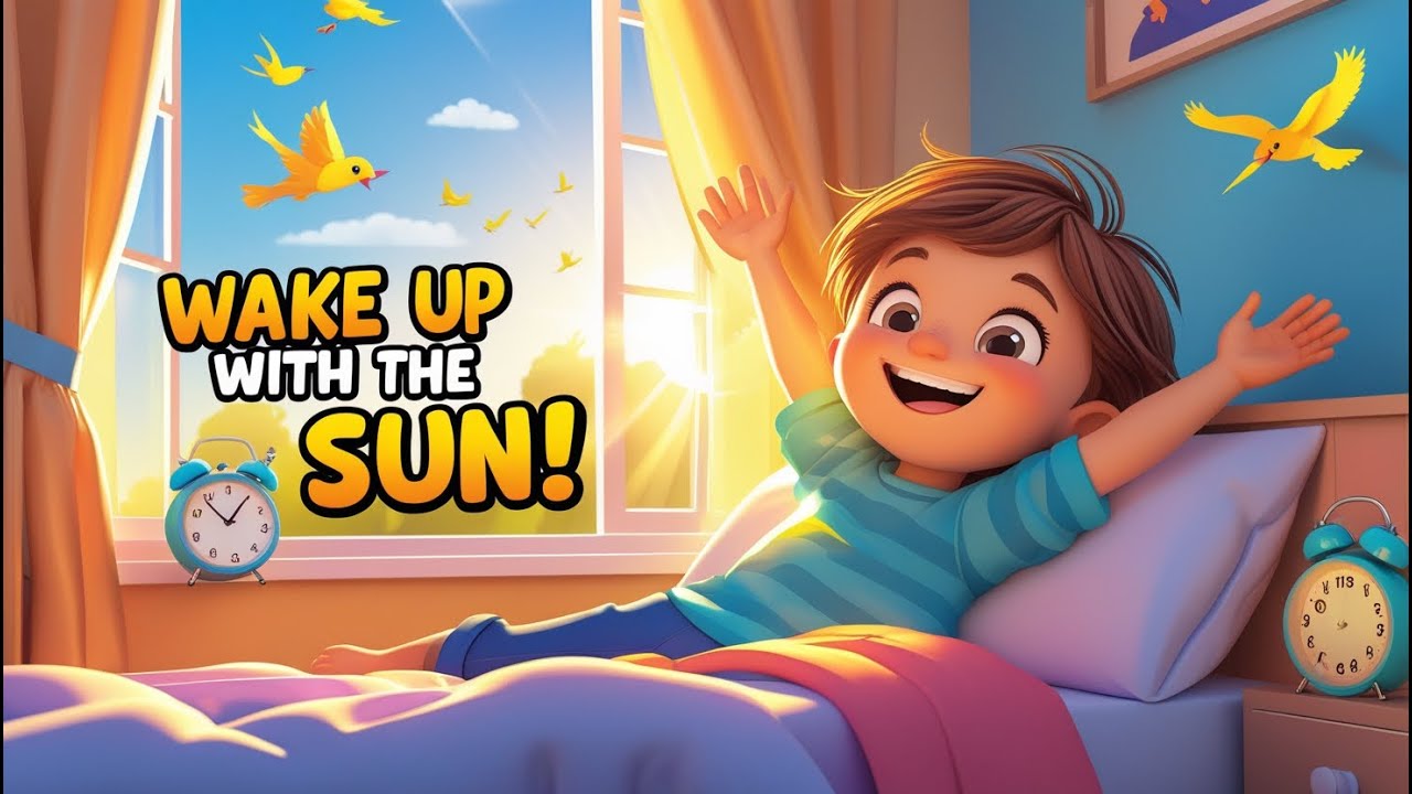 Wake Up with the Sun! | A Fun Poem for Kids about Waking Up Early 🌞🕗 ...