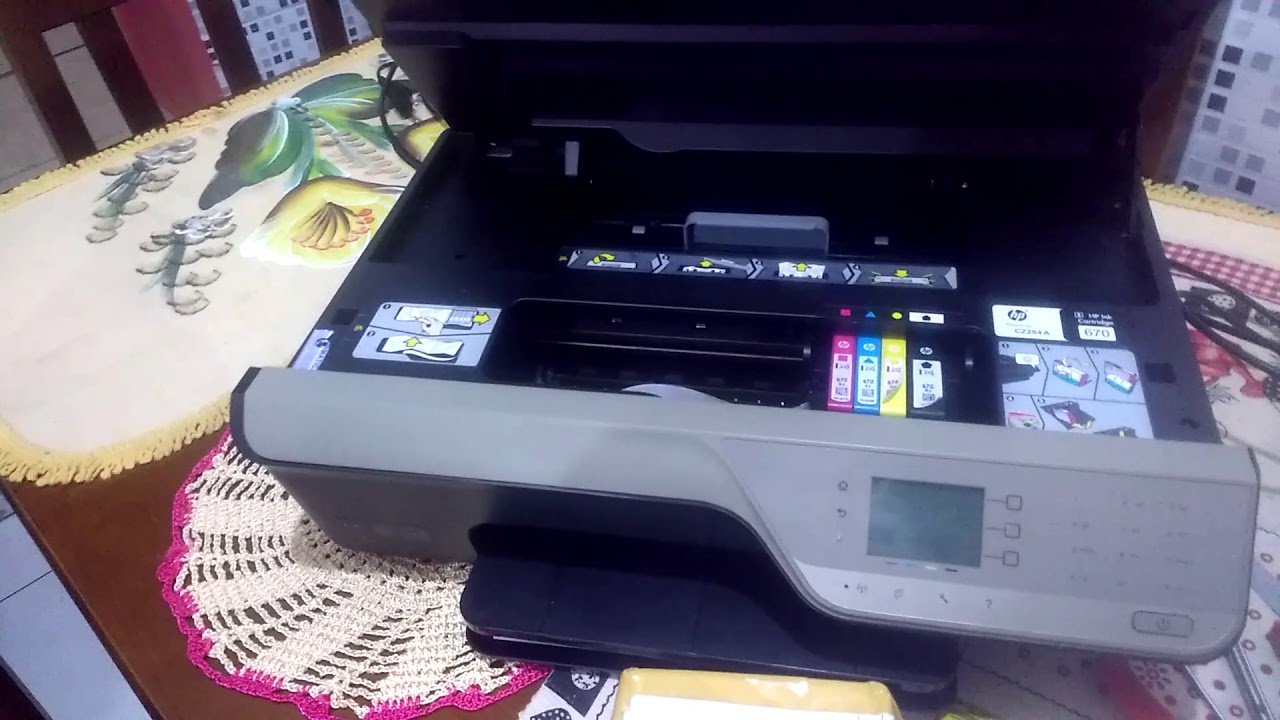HP DeskJet ink advantage 4625./parte 1* - YouTube