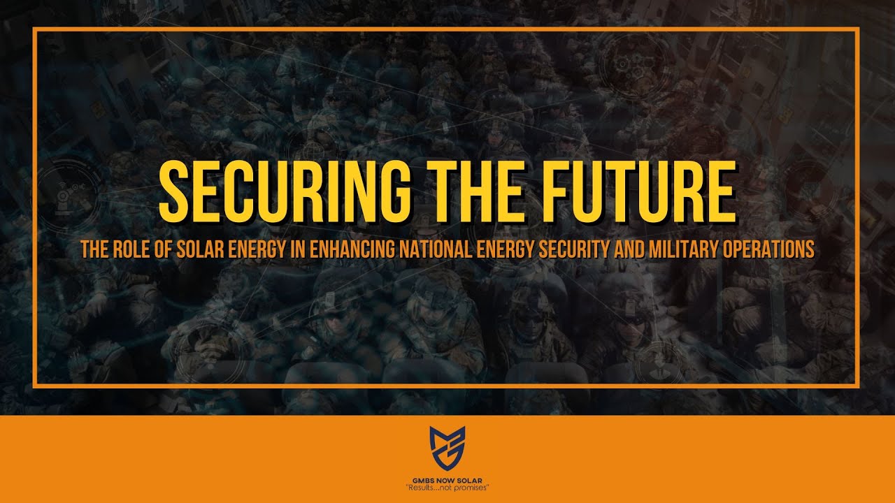 The Role of Solar Energy in Enhancing National Energy Security and ...