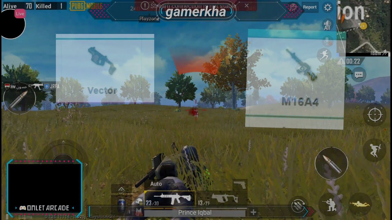 VACTOR and M16A4 killing best PAPG GAME - YouTube