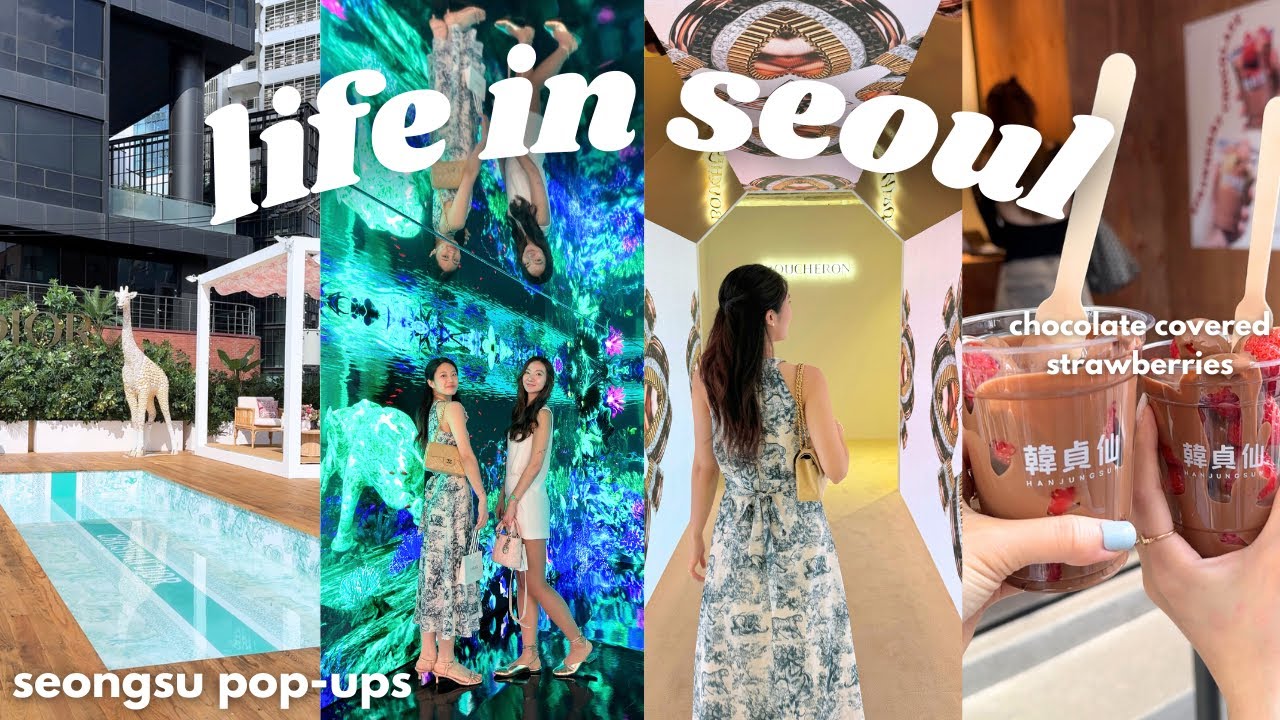 pop-up hopping in seongsu + night out in apgujeong! - YouTube